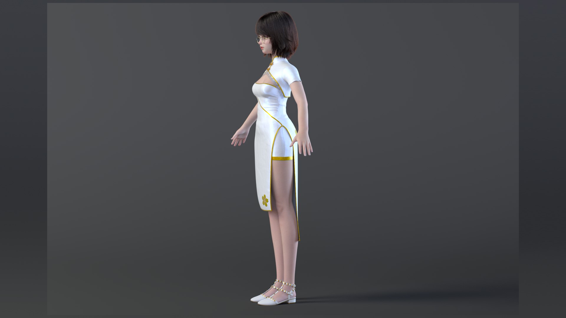 Beautiful And Beautiful Luoli 3D - TurboSquid 2136004