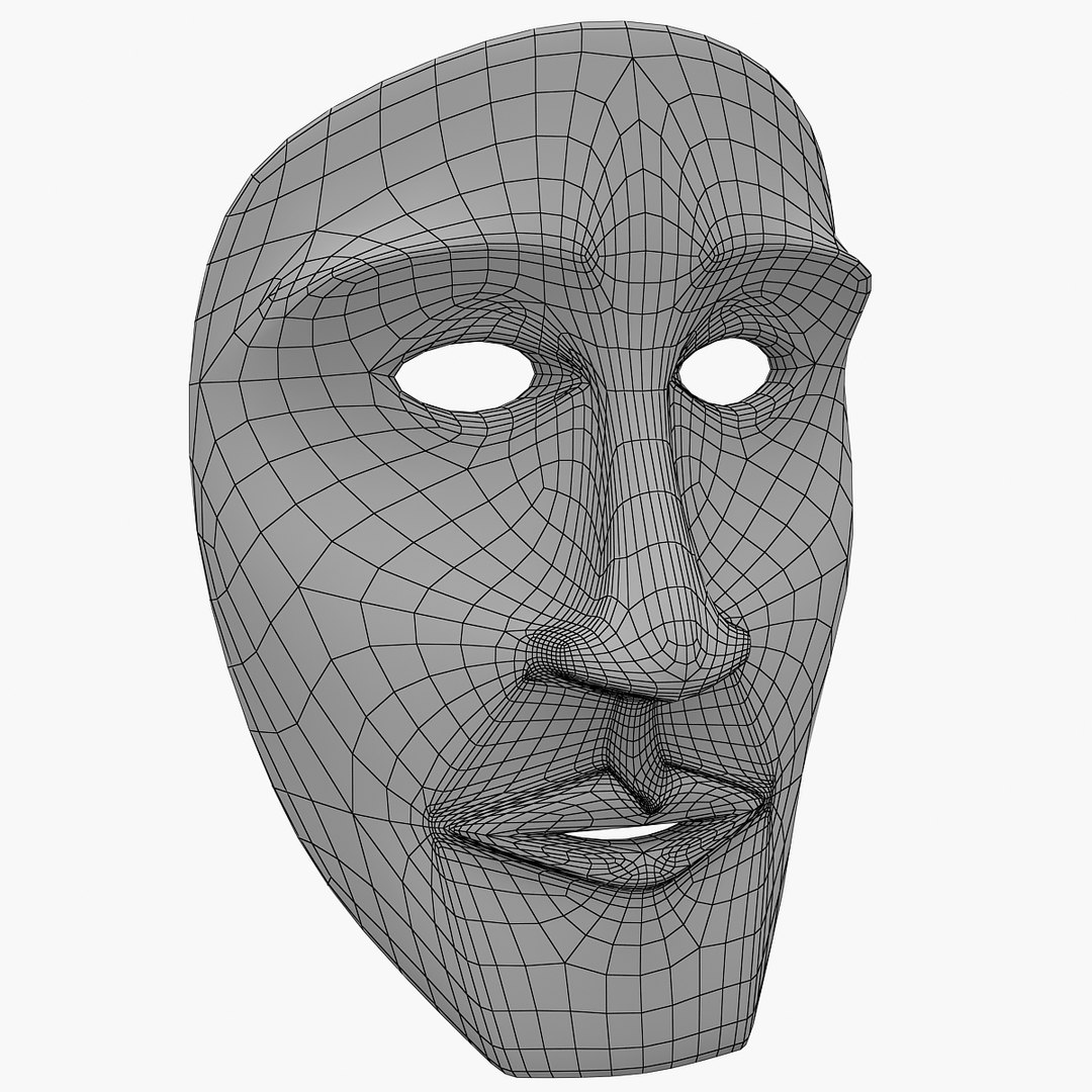 Mask 3D Model - TurboSquid 1624076
