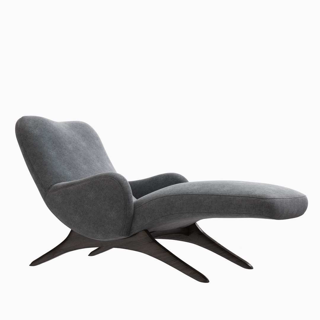 Contour Chaise Lounge Holly 3D Model - TurboSquid 1224046