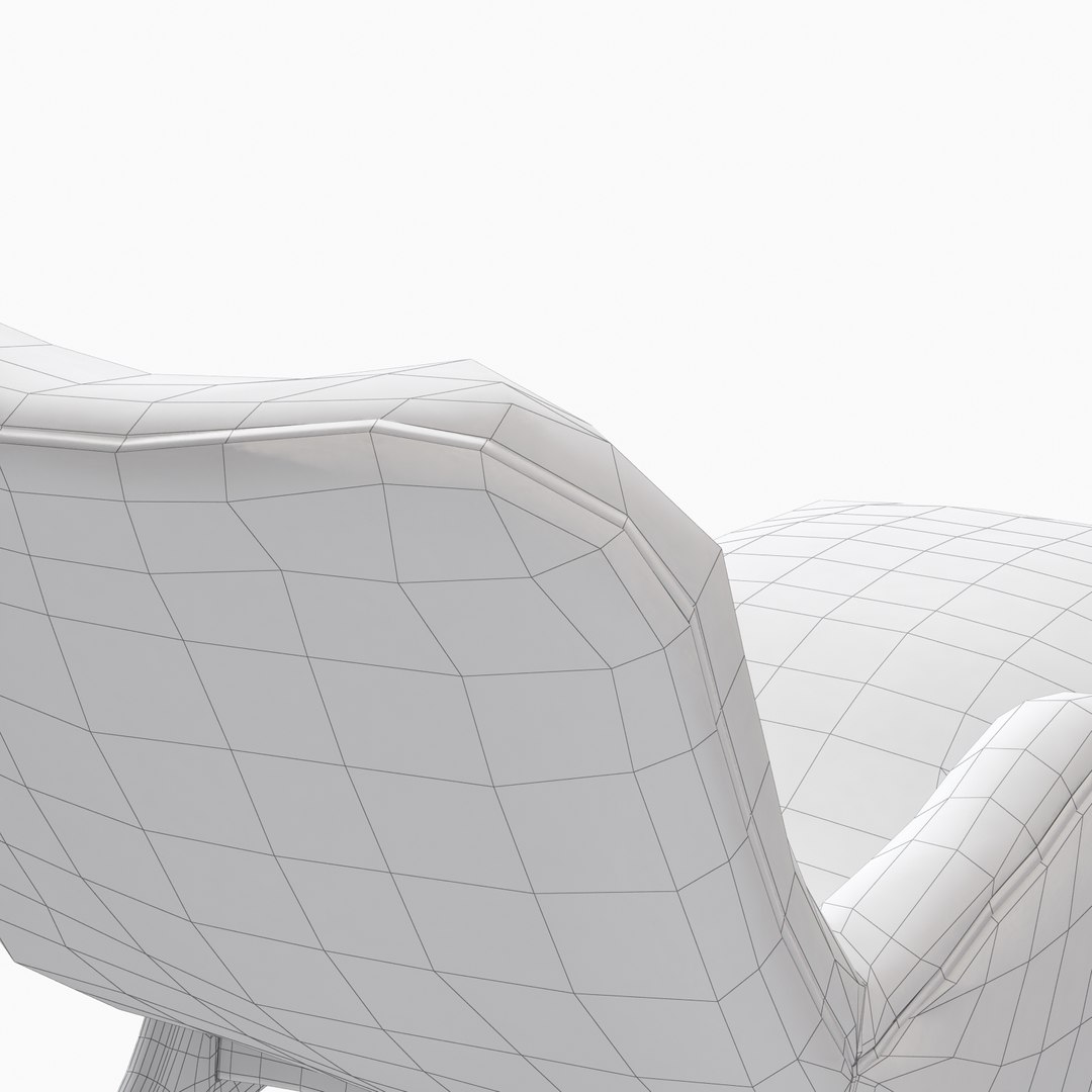 Contour Chaise Lounge Holly 3D Model - TurboSquid 1224046