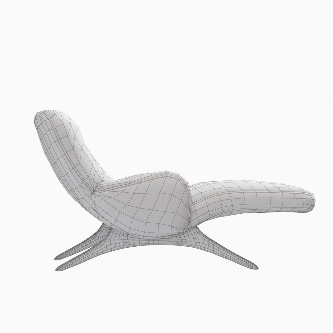 Contour Chaise Lounge Holly 3D Model - TurboSquid 1224046