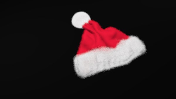 3d model santa hat