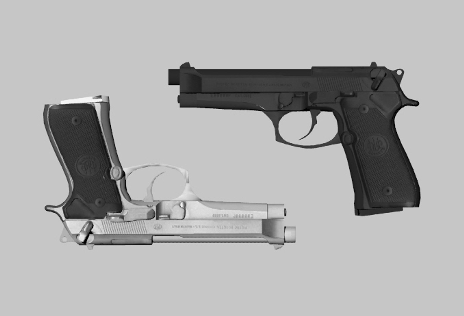 Guns 3d Model