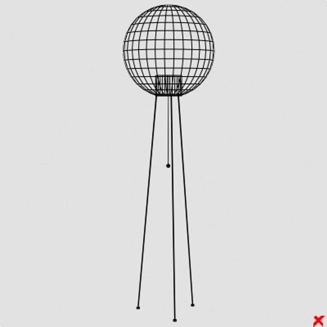 Free Lamp Standing 3d Model