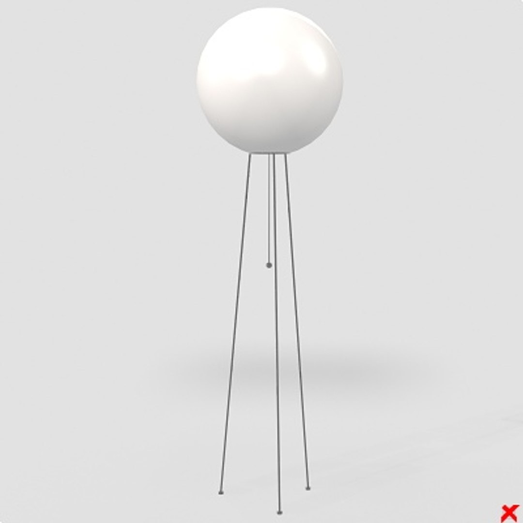 Free Lamp Standing 3d Model