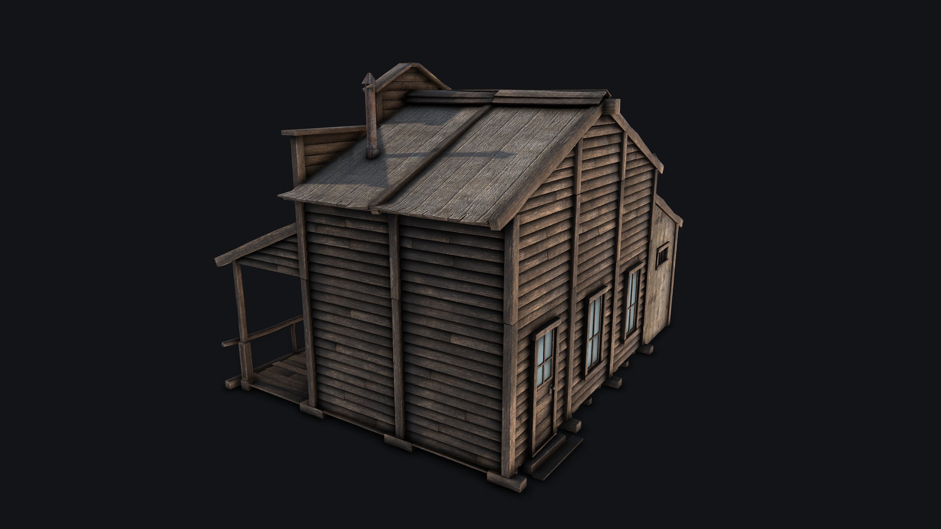 Wild West Sheriff Office 3D - TurboSquid 2432885