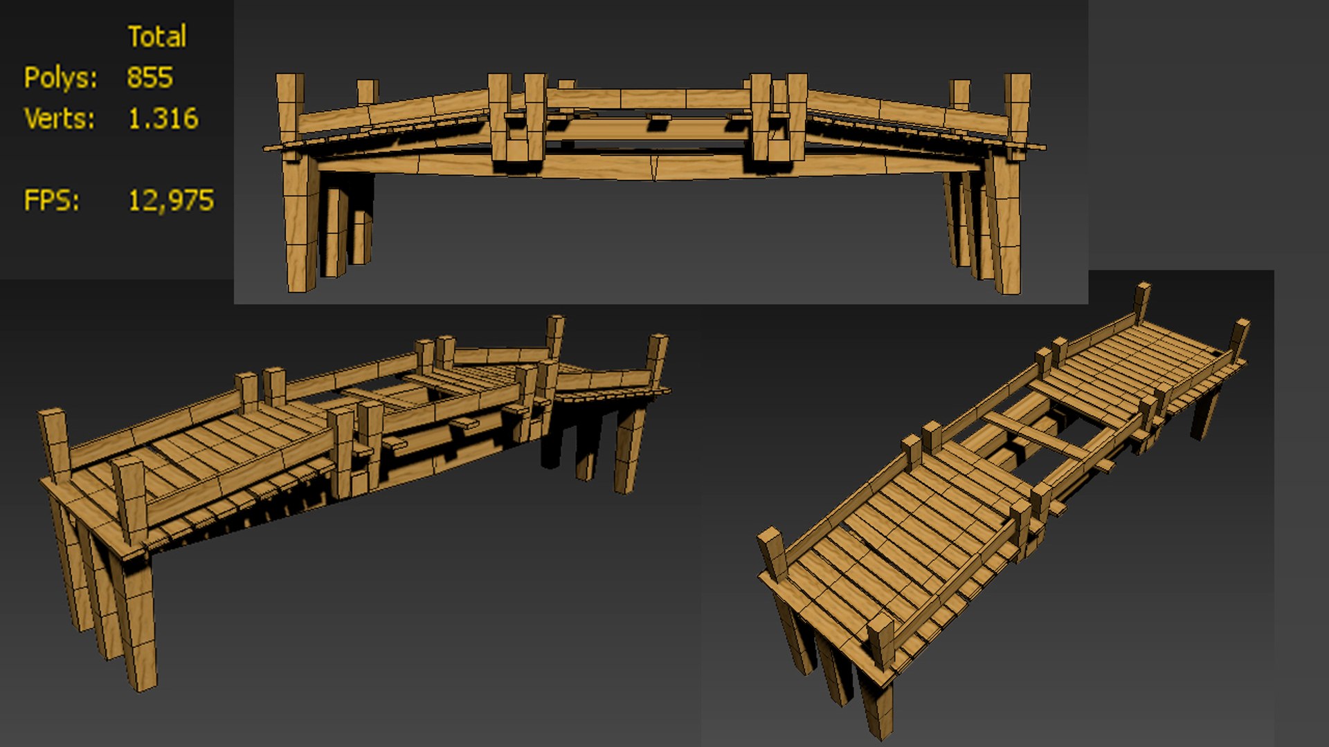 3d Broken Bridge