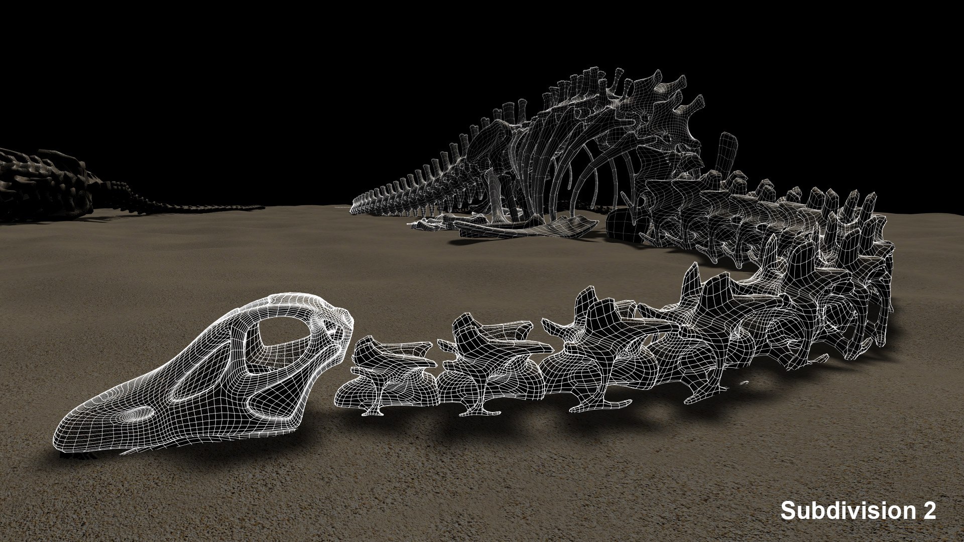 Diplodocus skeleton model - TurboSquid 1299043