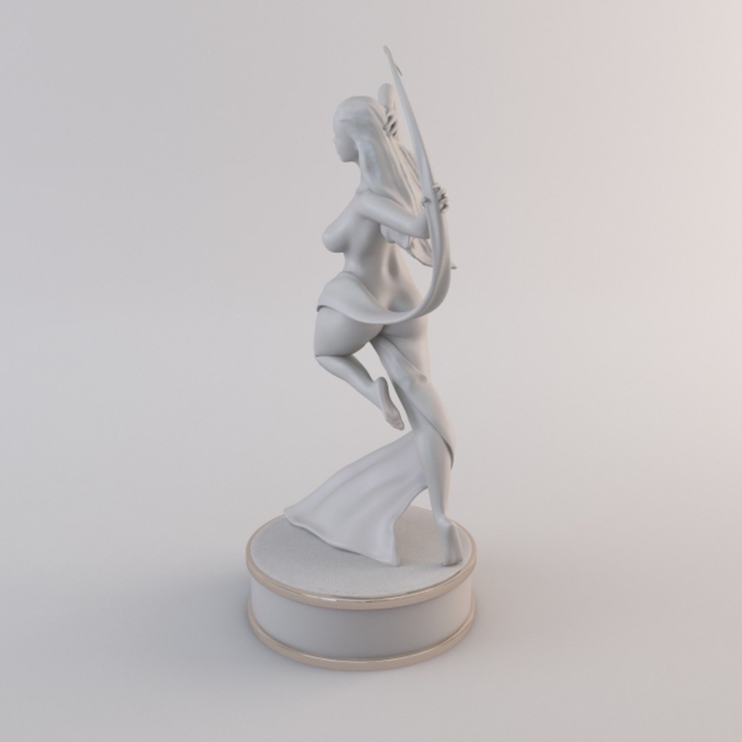 Max Female Figurine Art