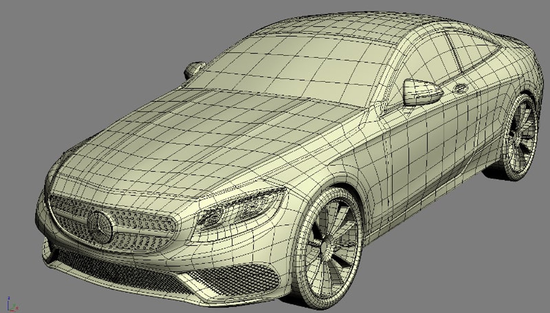 Mercedes Benz S Class 3d Model