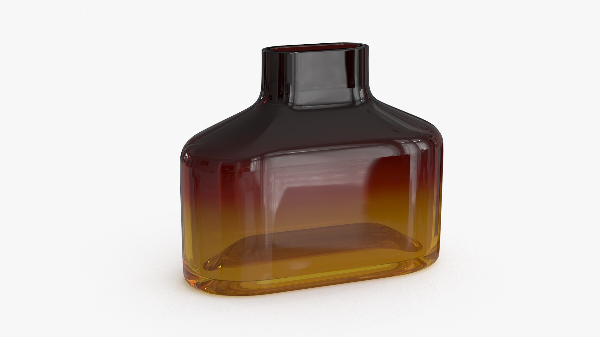 3D Large Amber Glass Vase - TurboSquid 2344209