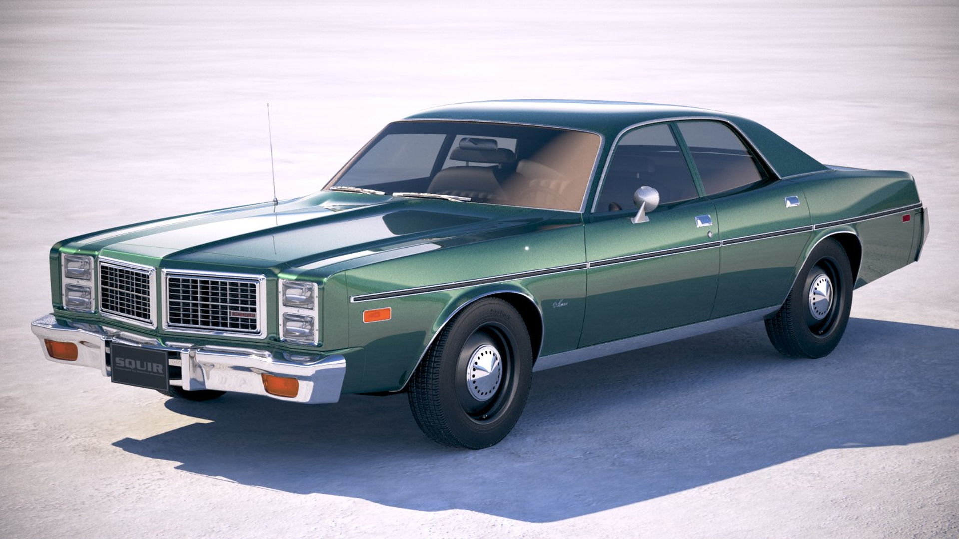 3D dodge monaco 1977 - TurboSquid 1306494