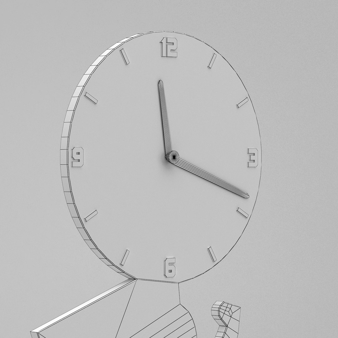 3d analog decorative wall clock