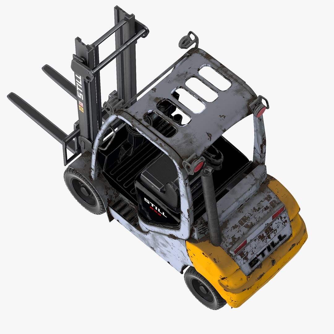 Forklift Lift 3d Model