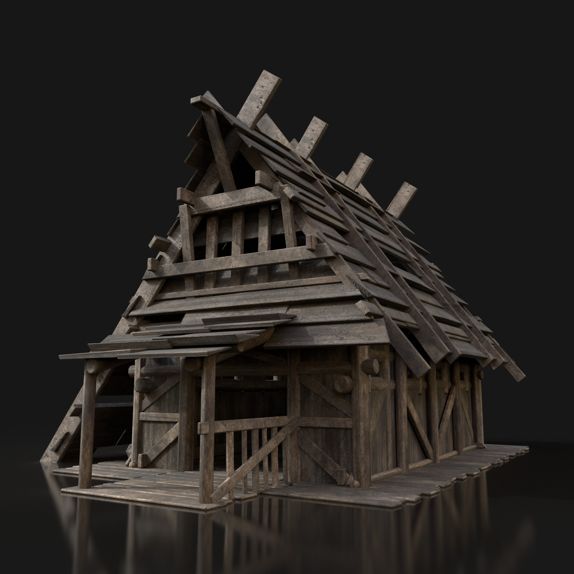Package medieval fantasy village 3D model - TurboSquid 1465629