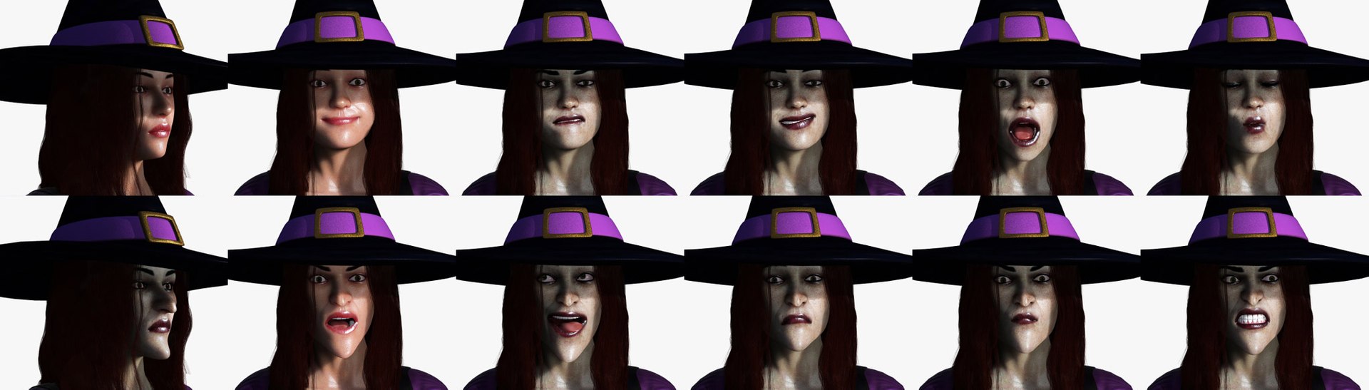 Witch Rigging Character 3D Model - TurboSquid 1331913