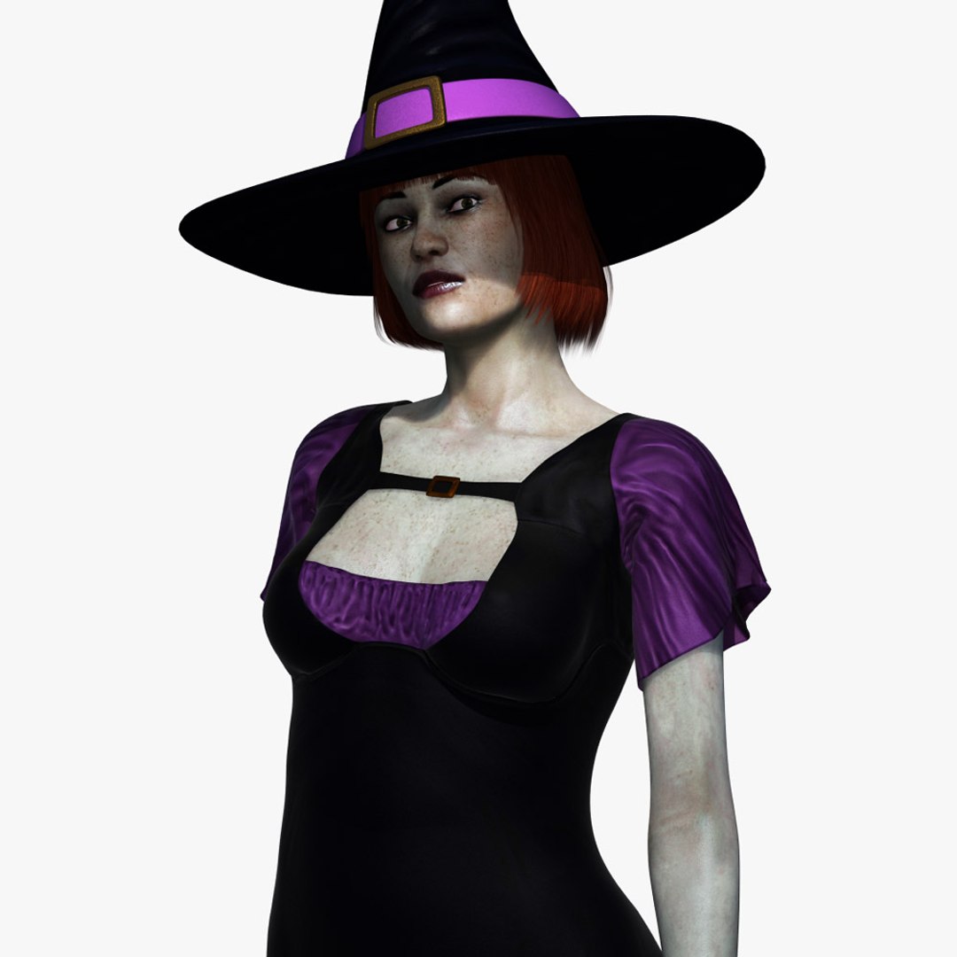 Witch Rigging Character 3D Model - TurboSquid 1331913
