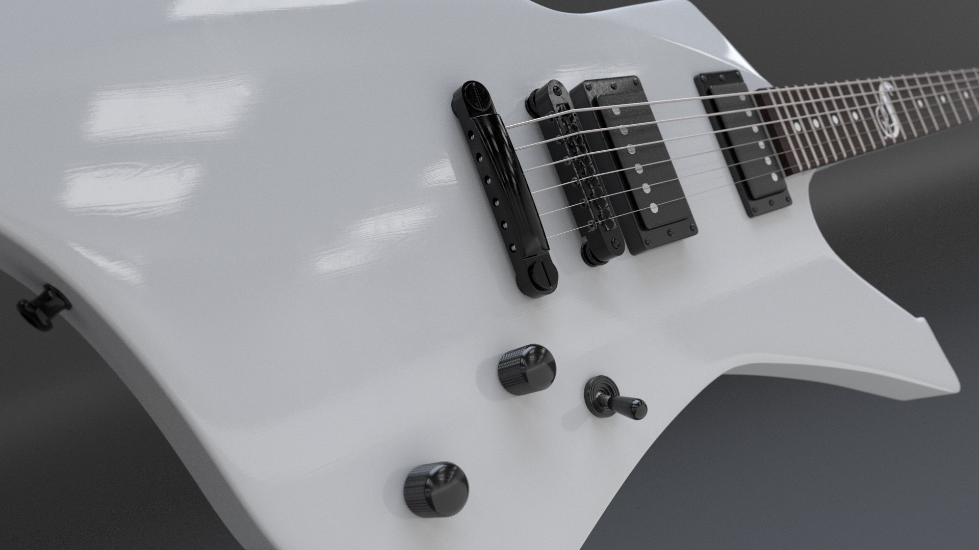 ESP Snakebyte Guitar Model - TurboSquid 1893240