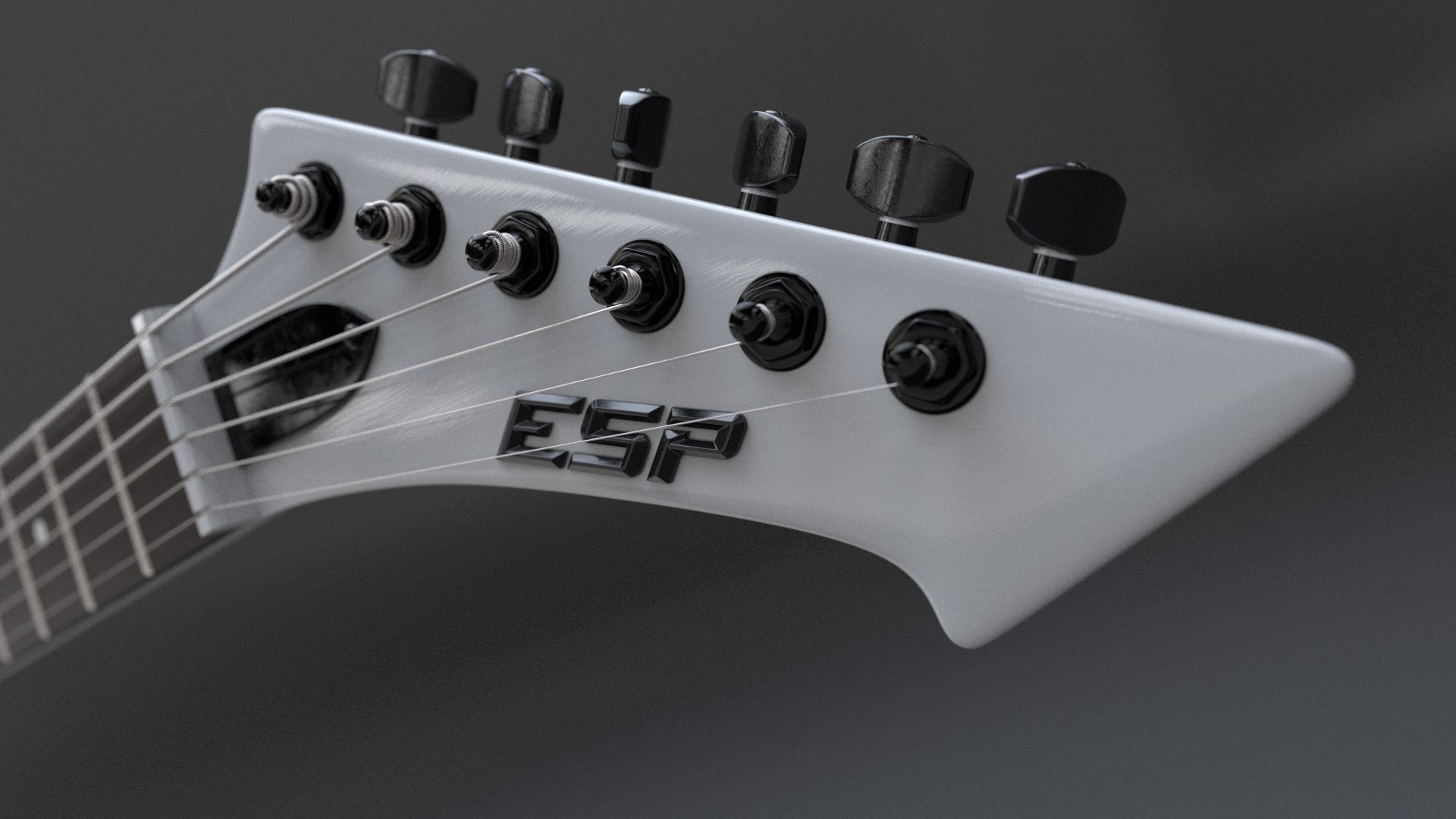 ESP Snakebyte Guitar Model - TurboSquid 1893240