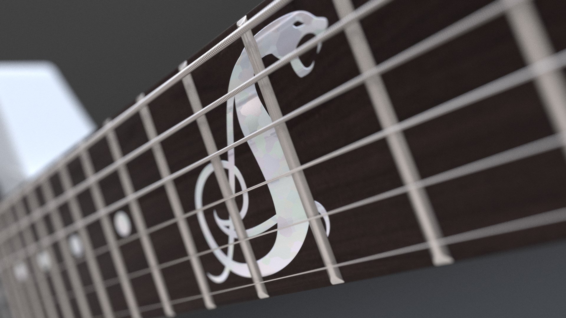 ESP Snakebyte Guitar Model - TurboSquid 1893240