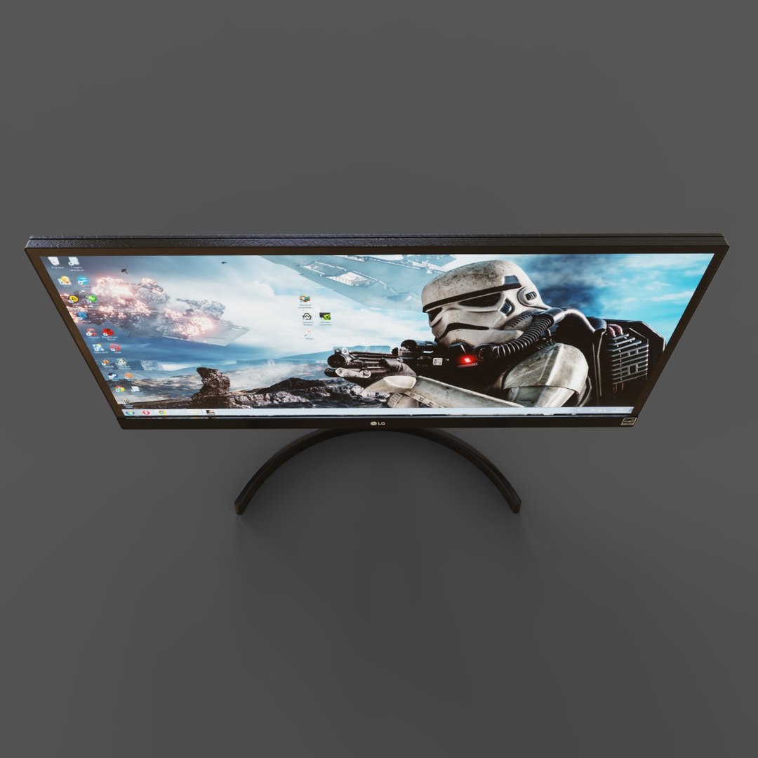 Monitor LG 29WK500-P 3D - TurboSquid 1786865