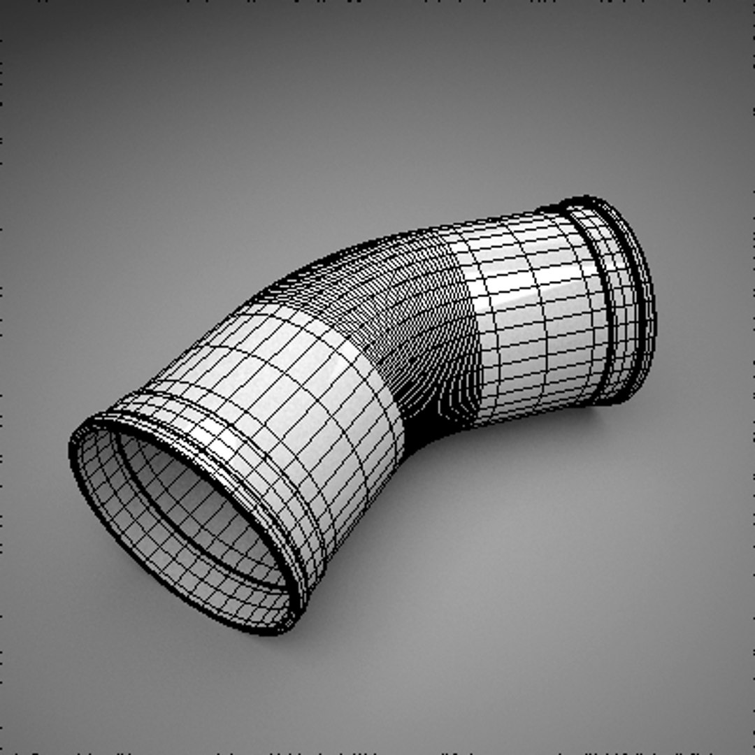 pvc pipe 3d 3ds