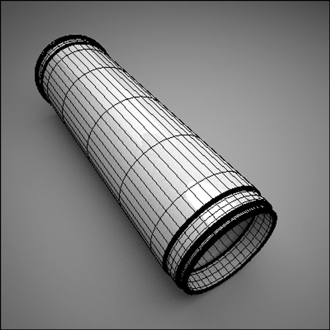 pvc pipe 3d 3ds