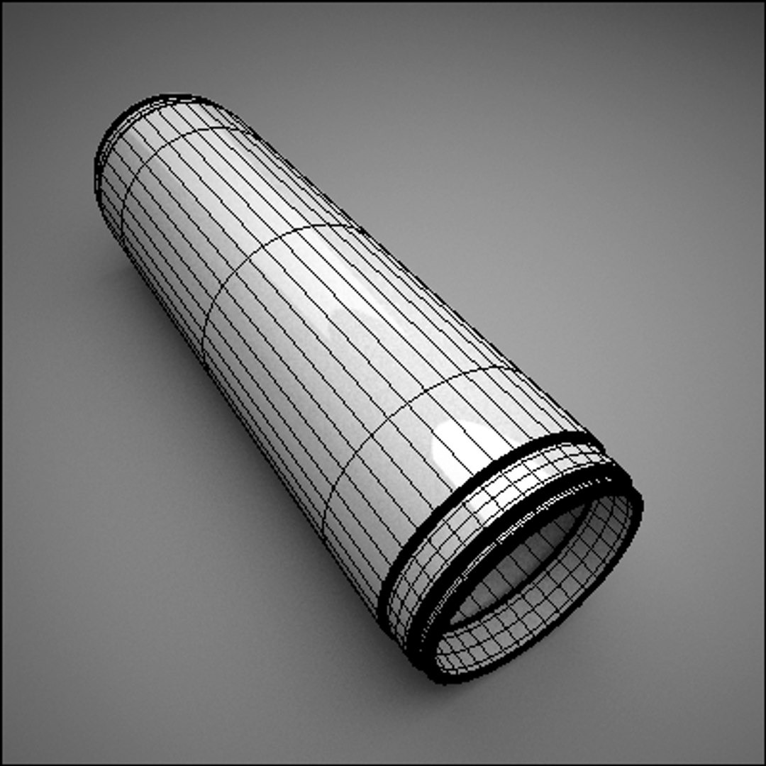 pvc pipe 3d 3ds