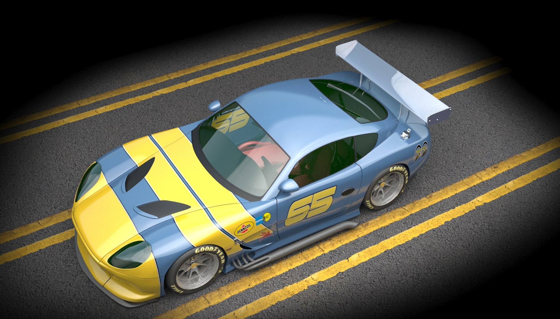 Ginetta Racecar G50 3D Model - TurboSquid 1682239