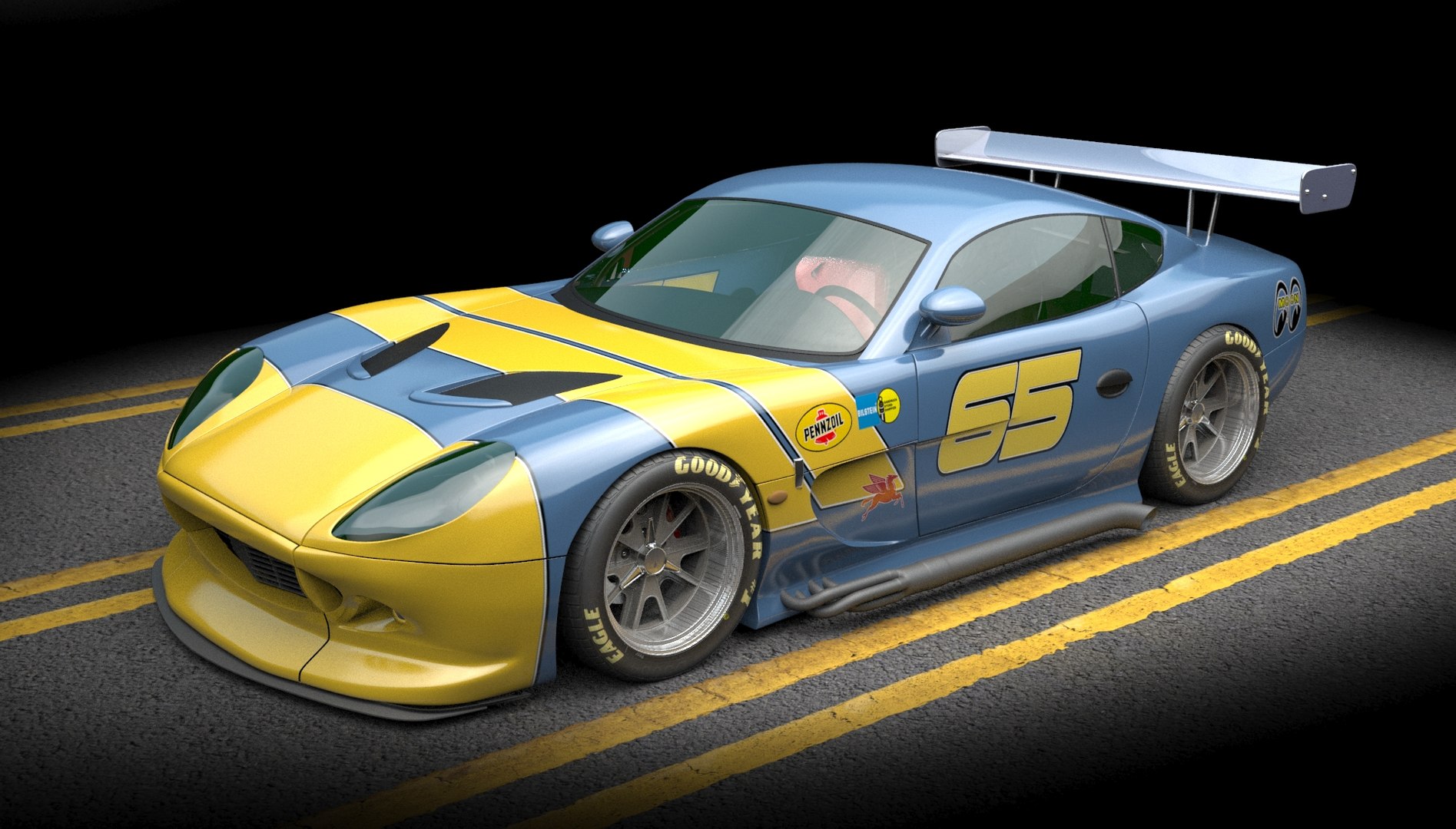Ginetta Racecar G50 3D Model - TurboSquid 1682239
