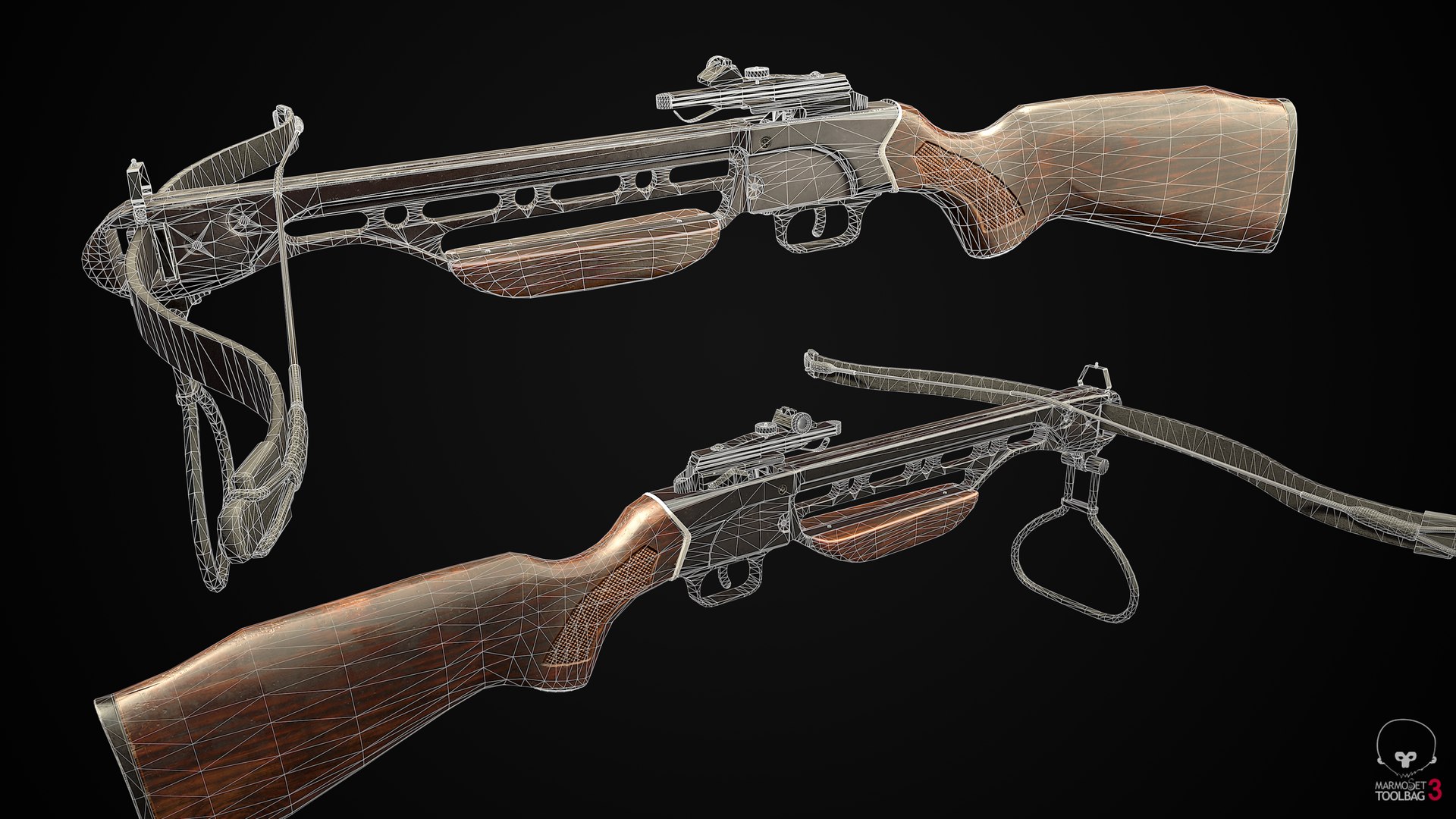 Crossbow Weapon 3D Model - TurboSquid 1546051