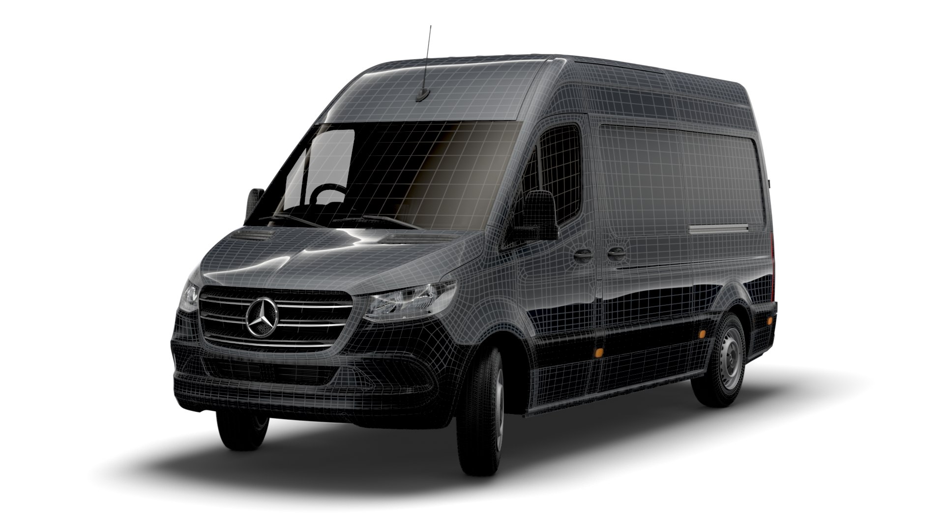 3D Mercedes Benz Sprinter L2h2 Model - TurboSquid 1649787