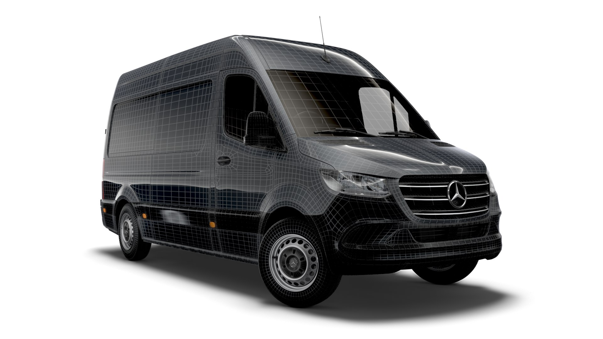 3D Mercedes Benz Sprinter L2h2 Model - TurboSquid 1649787