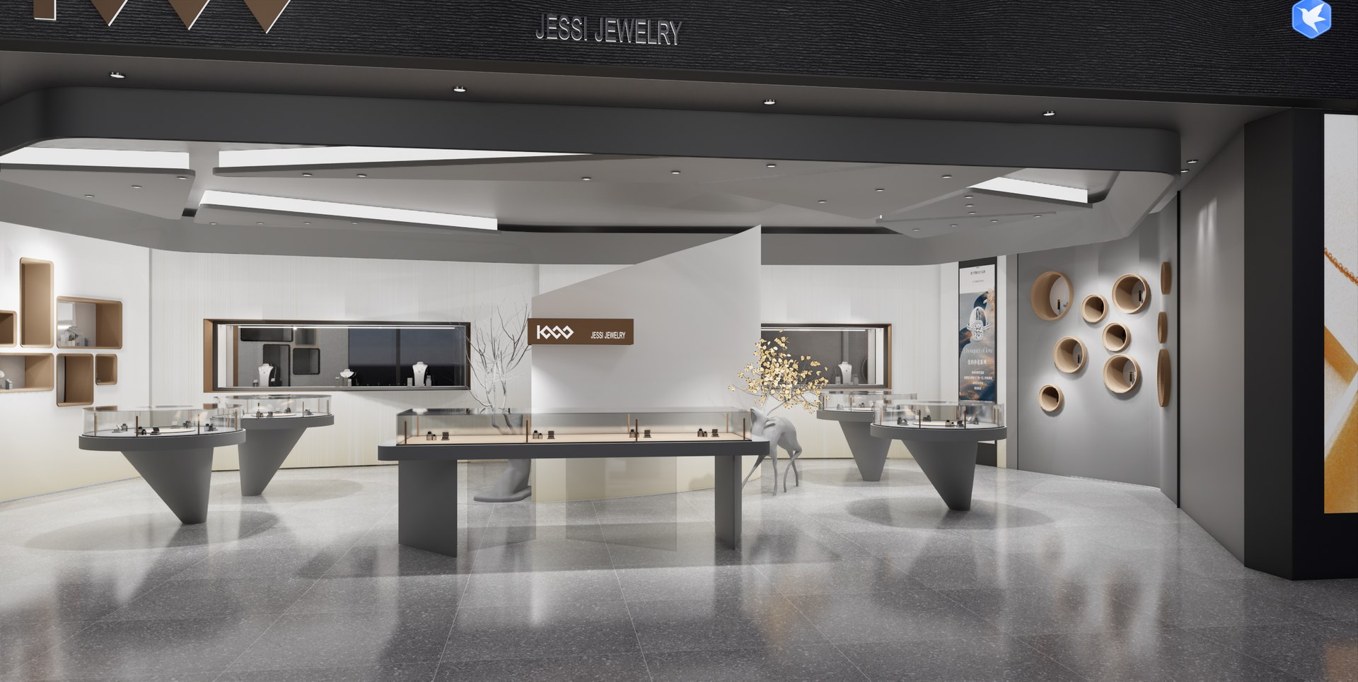 Jewelry Store Modern -A2 3D - TurboSquid 2008228