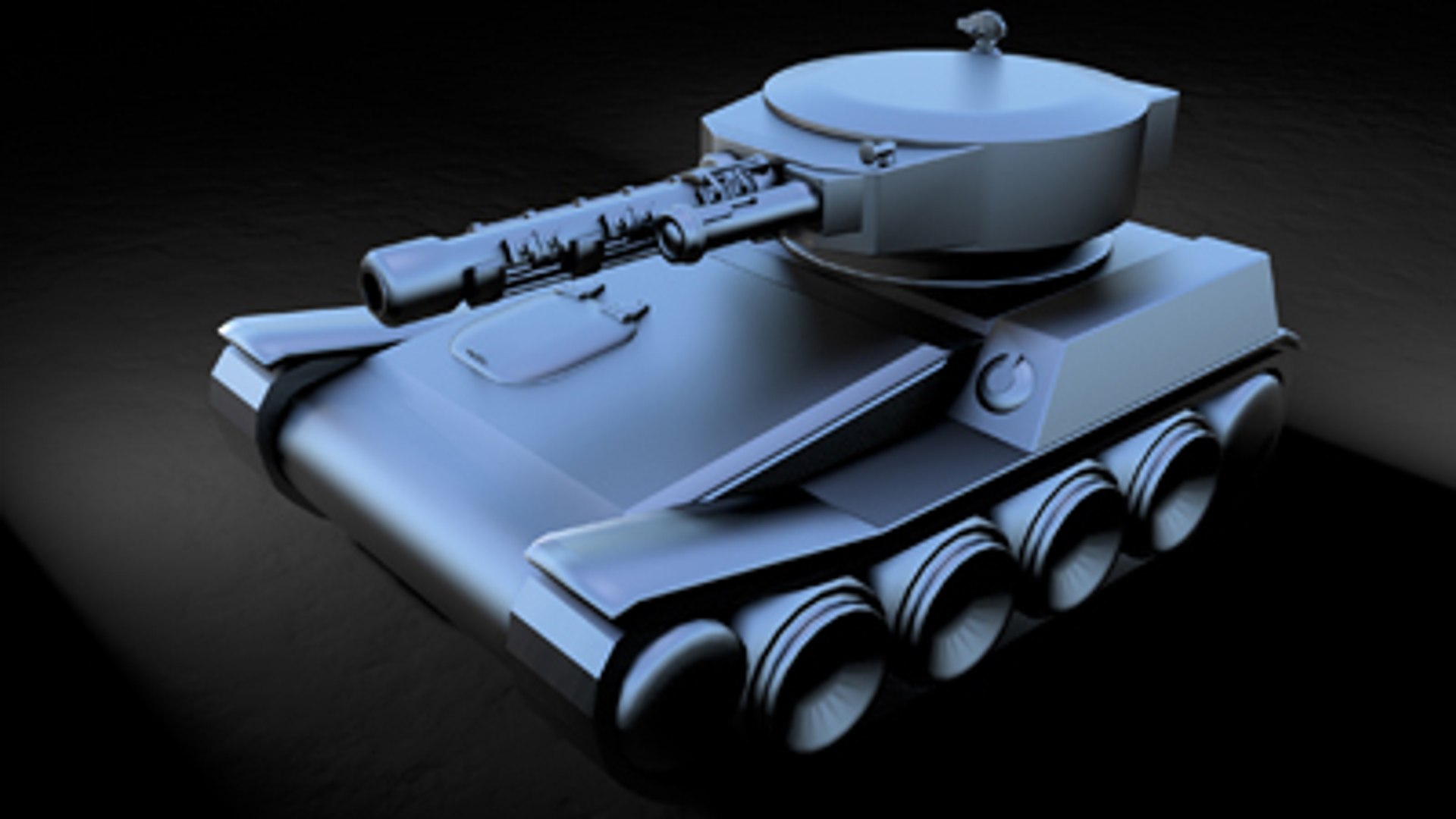3d Futuristic Tank