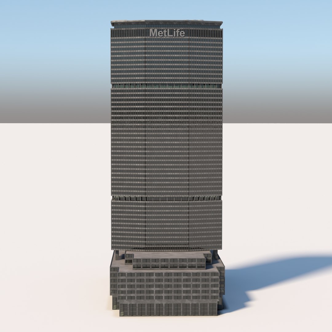 MetLife Building 3D Model - TurboSquid 1755496