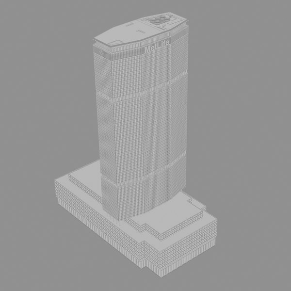 MetLife Building 3D model - TurboSquid 1755496