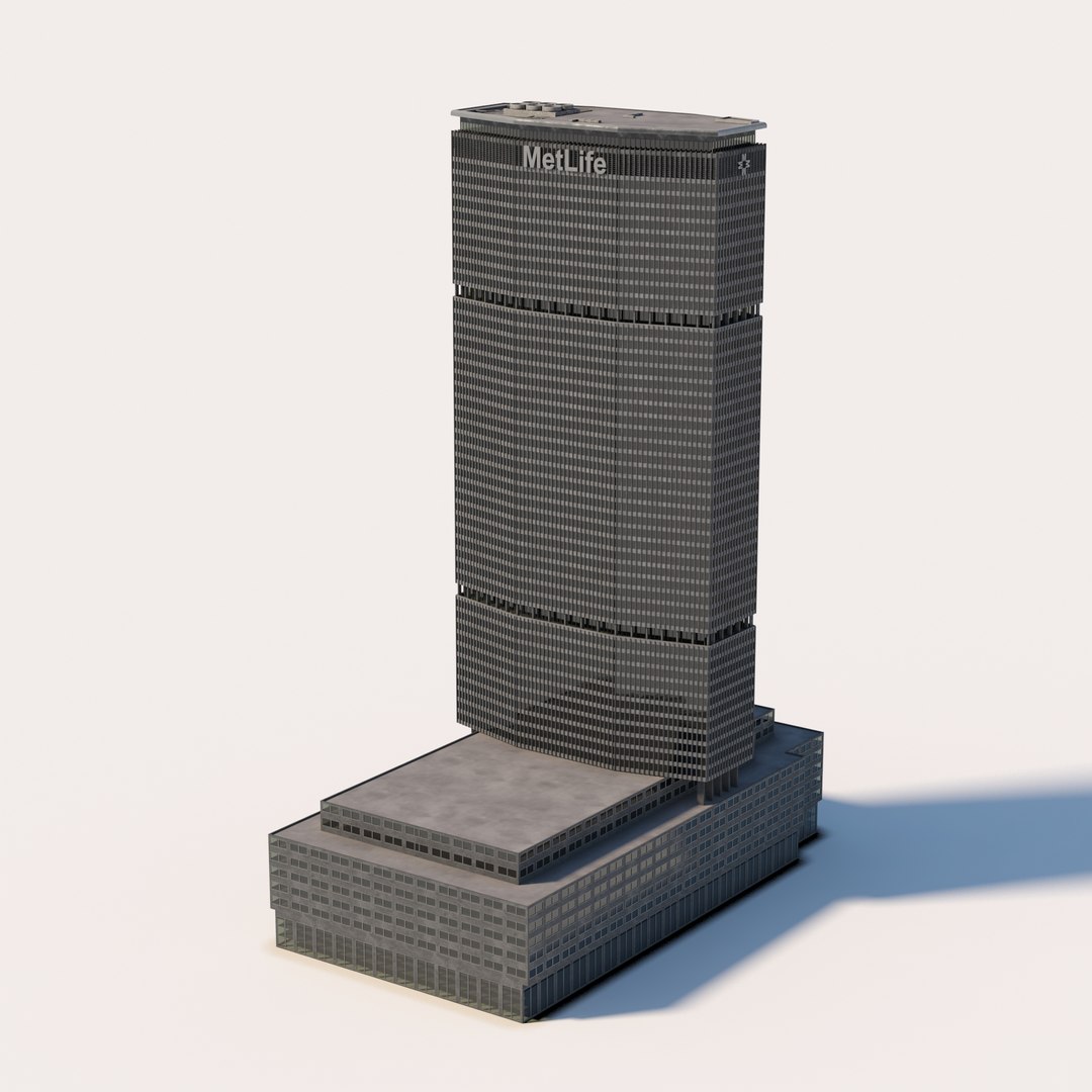 MetLife Building 3D Model - TurboSquid 1755496