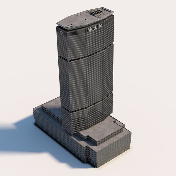 MetLife Building 3D model - TurboSquid 1755496