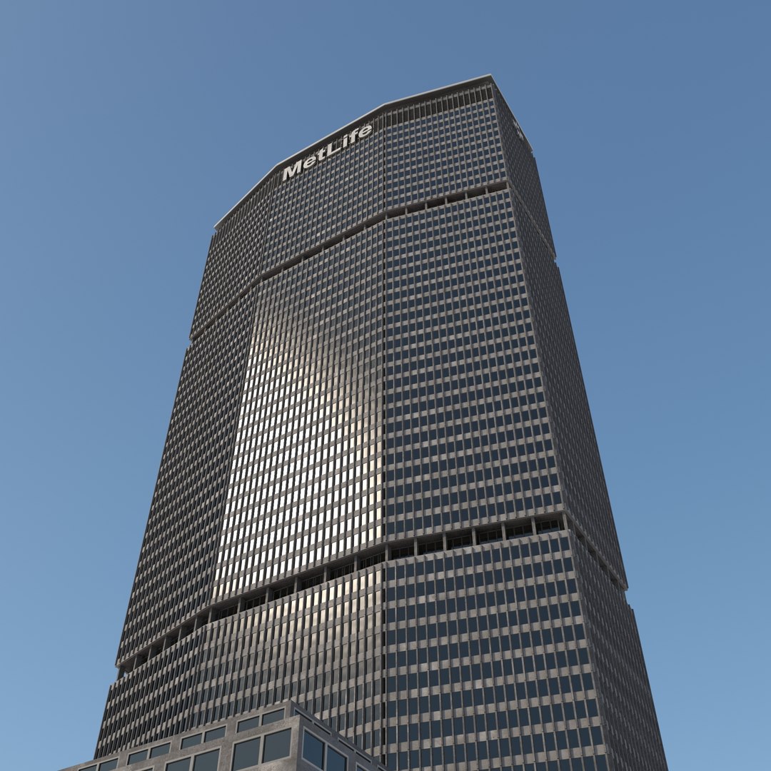 MetLife Building 3D Model - TurboSquid 1755496