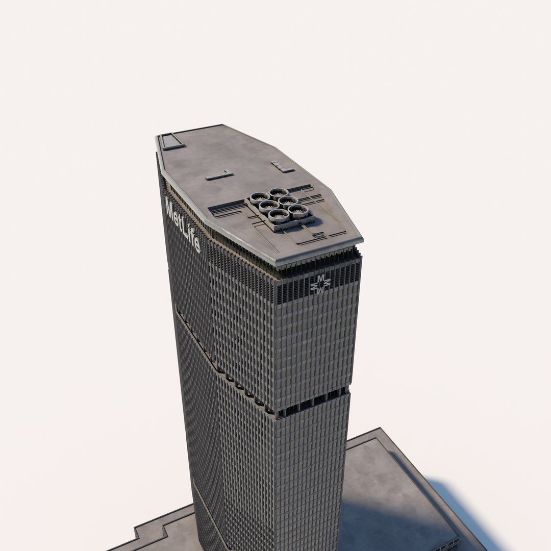 MetLife Building 3D Model - TurboSquid 1755496