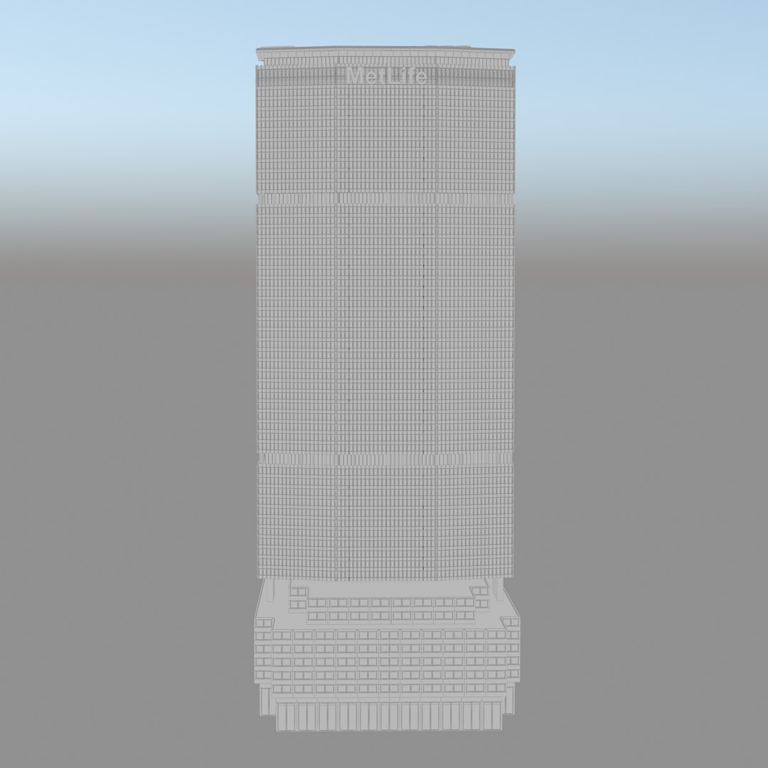 MetLife Building 3D Model - TurboSquid 1755496