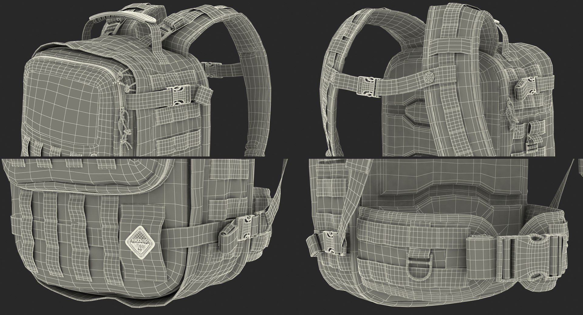 3D model tactical military trekking backpack - TurboSquid 1178477