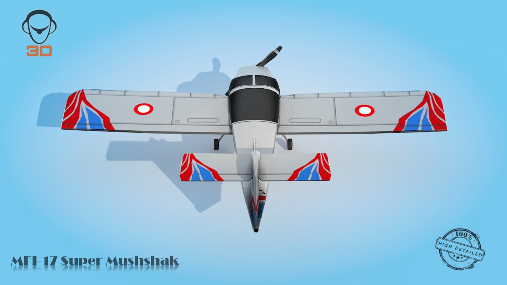 Super Mushshak Mfi-17 3D Model - TurboSquid 1348136