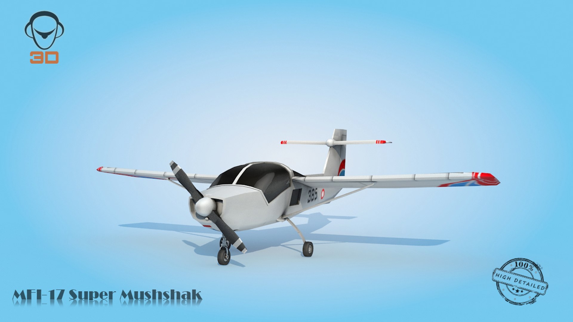 Super Mushshak Mfi-17 3D Model - TurboSquid 1348136