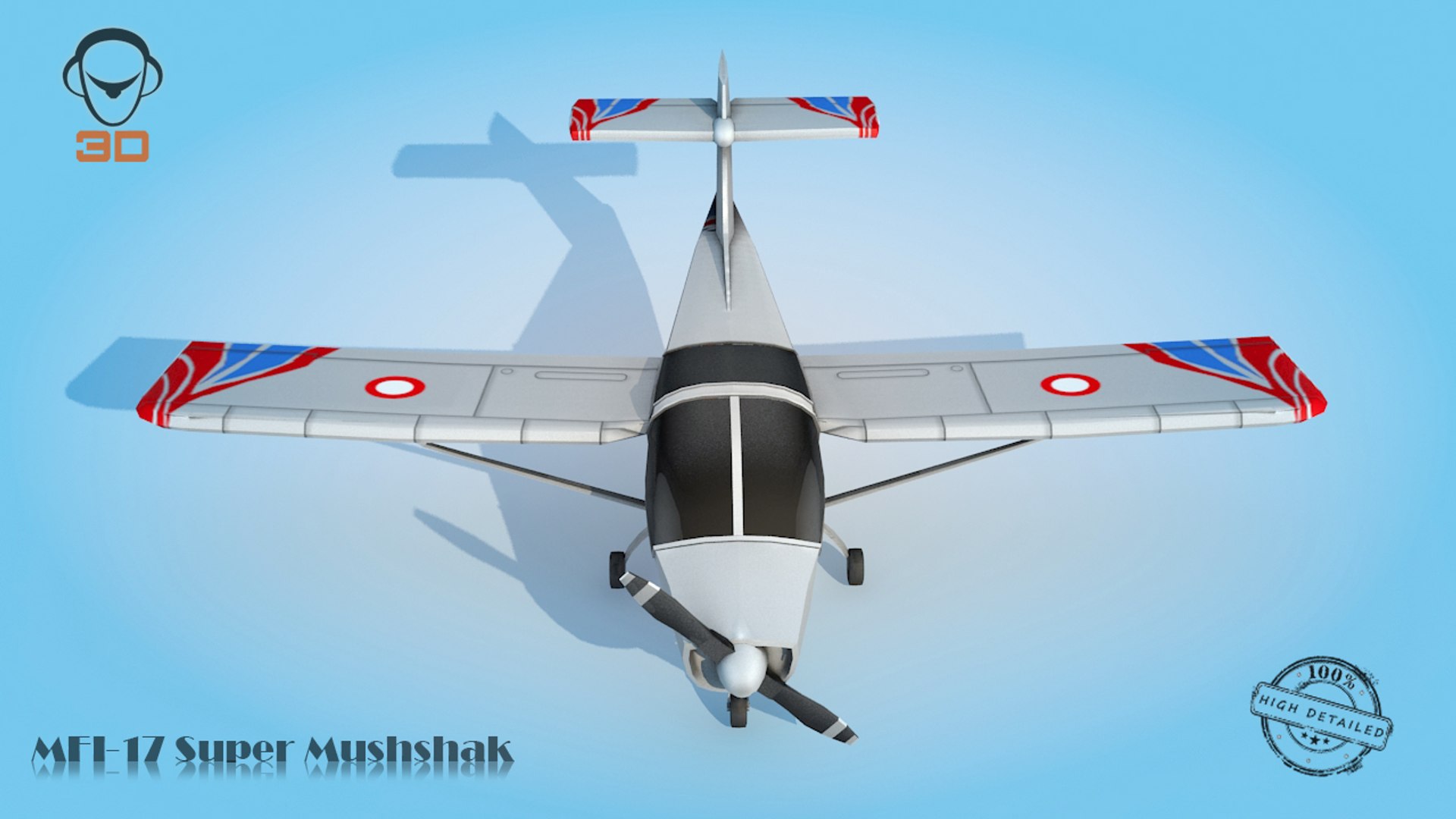 Super Mushshak Mfi-17 3D Model - TurboSquid 1348136