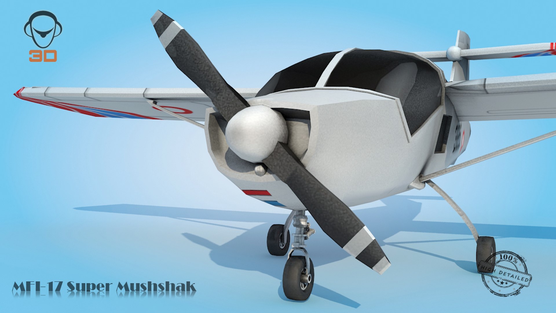 Super Mushshak Mfi-17 3D Model - TurboSquid 1348136
