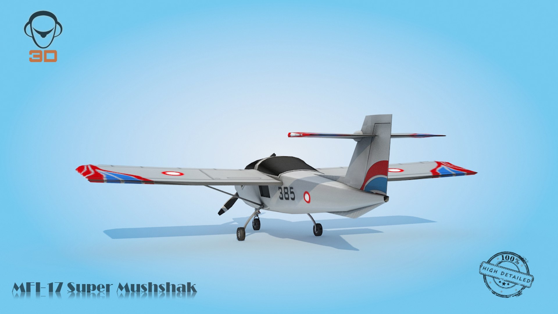 Super Mushshak Mfi-17 3D Model - TurboSquid 1348136