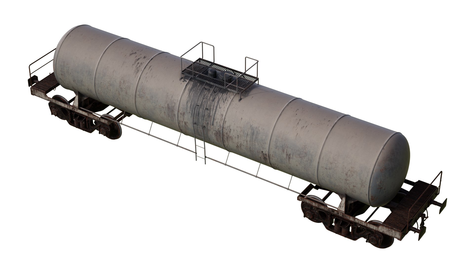 Train Oil Tank 3D Model - TurboSquid 1671729