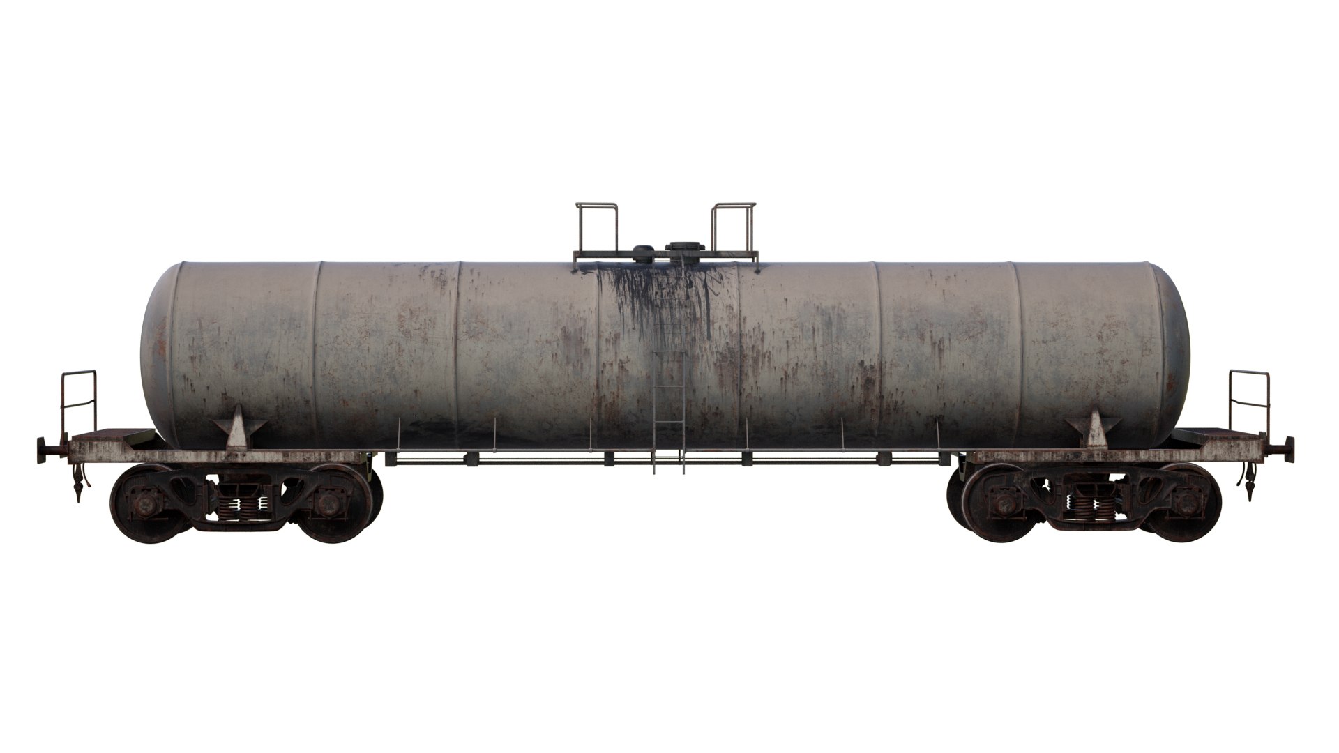 Train Oil Tank 3D Model - TurboSquid 1671729